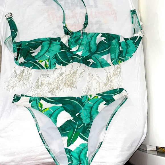 Swim | Fringe Tropical Bathing Suit | Poshmark
